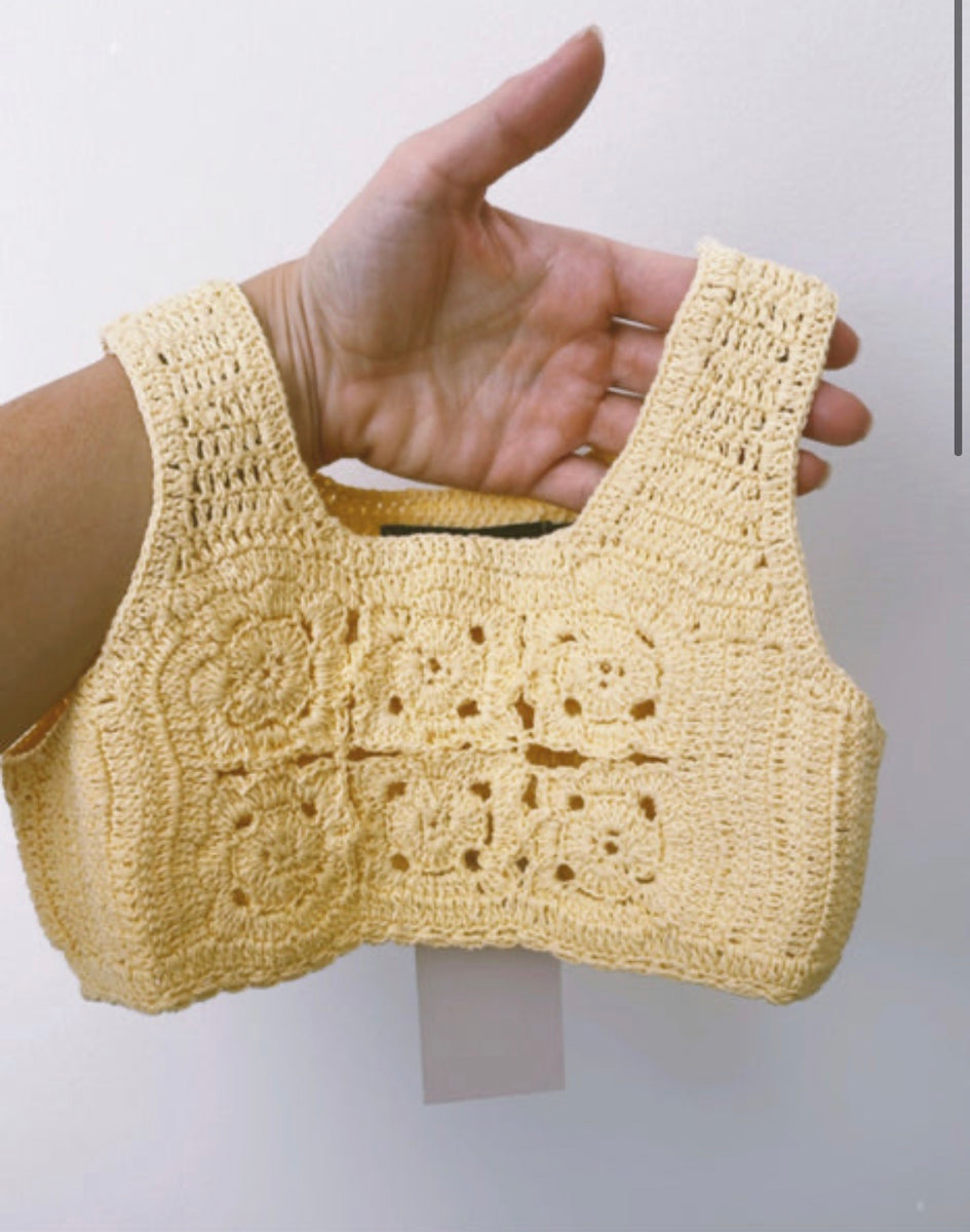 La Flor Crochet Top – Suede Daze