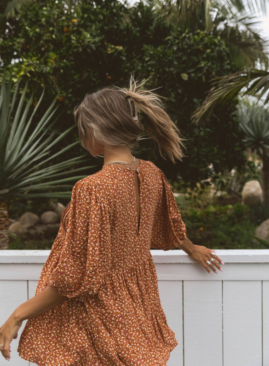Coco Swing Dress - Marigold – Suede Daze